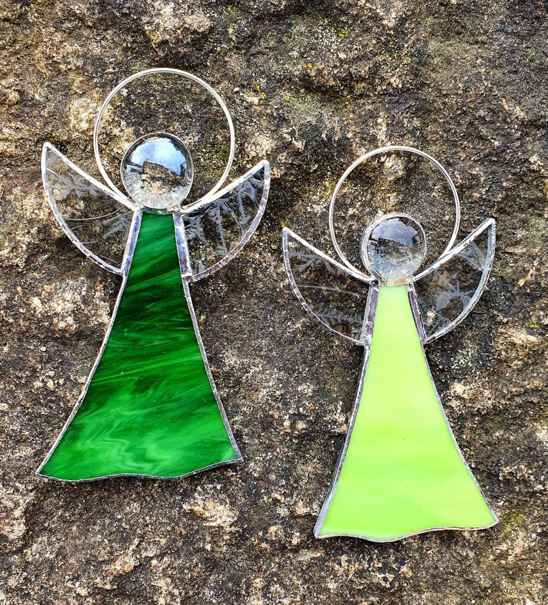 Tiffany-Glas-Engel Schutzengel KOSTENLOSER VERSAND! - Etsy.de