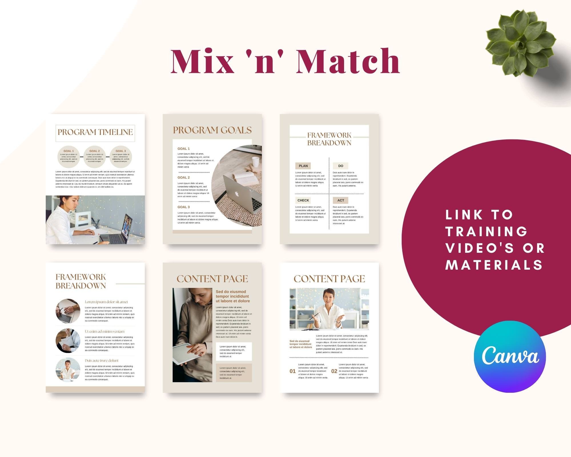 Coaching Package, Canva Template Coaching Program Pricing Guide ...