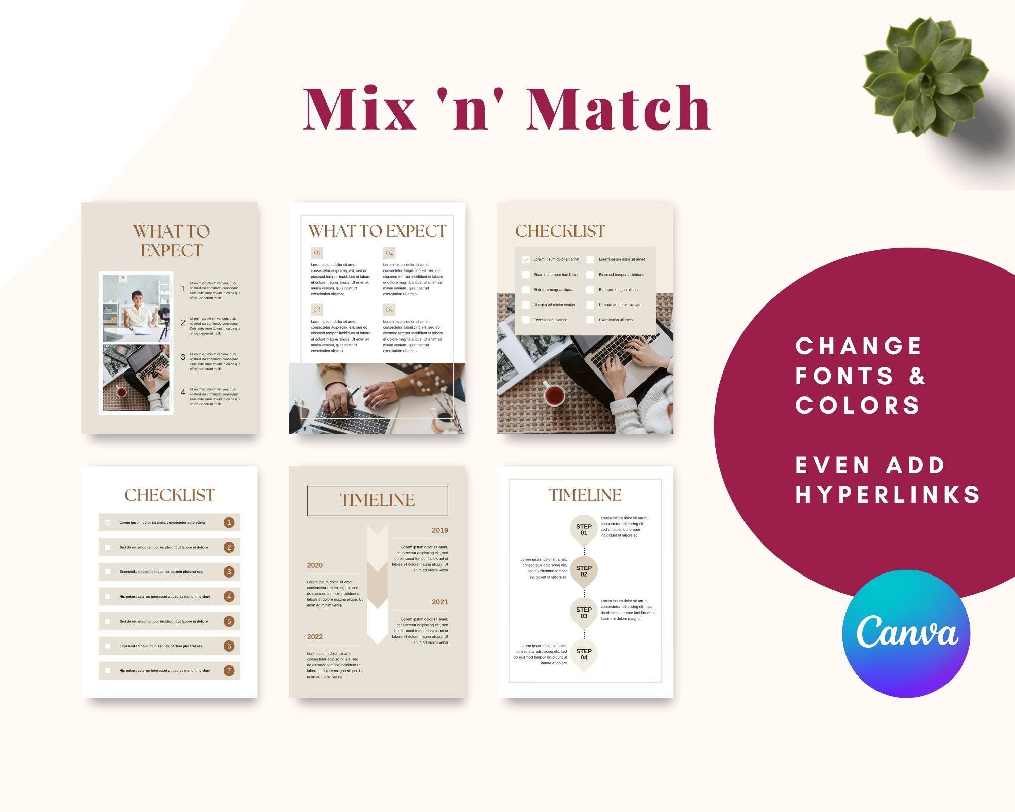 Coaching Package, Canva Template Coaching Program Pricing Guide ...