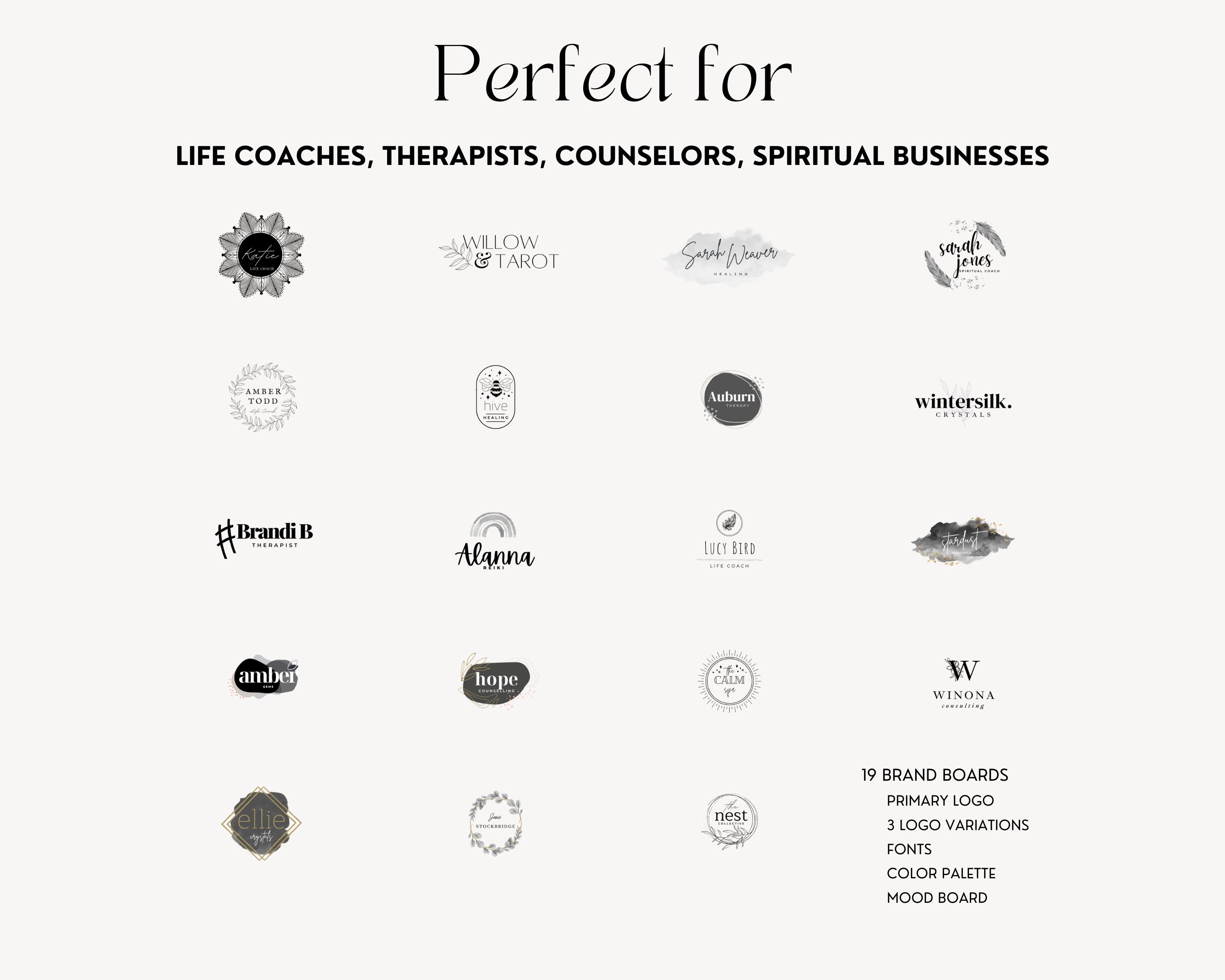 Wellness Logo Design, Editable Branding Logo Template, Business ...