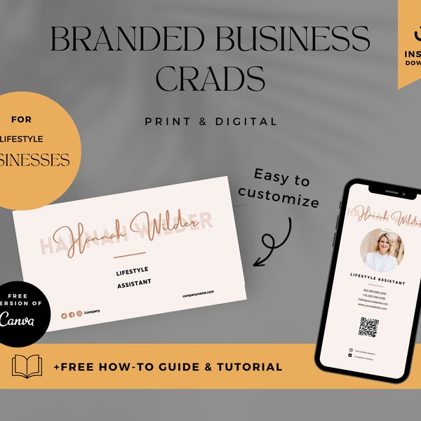 Virtual Assistant Business Cards - Etsy