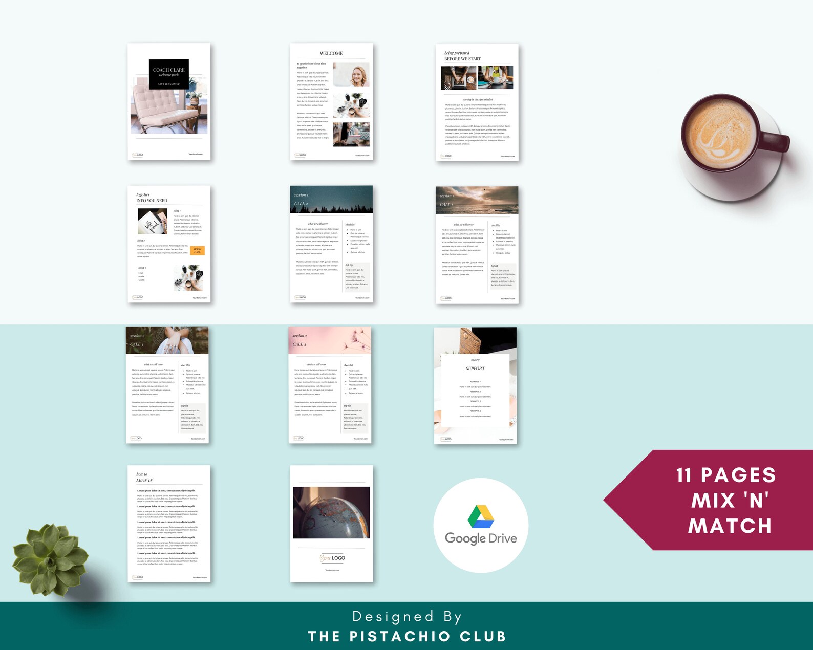 Google Slides EDITABLE Welcome Pack for Coaches Welcome | Etsy