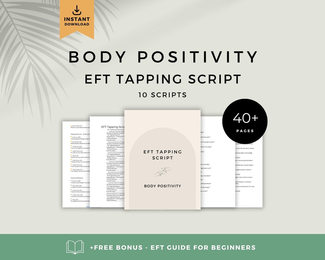 EFT Body Positivity | Tapping Script Bundle | Emotional Freedom | Self ...