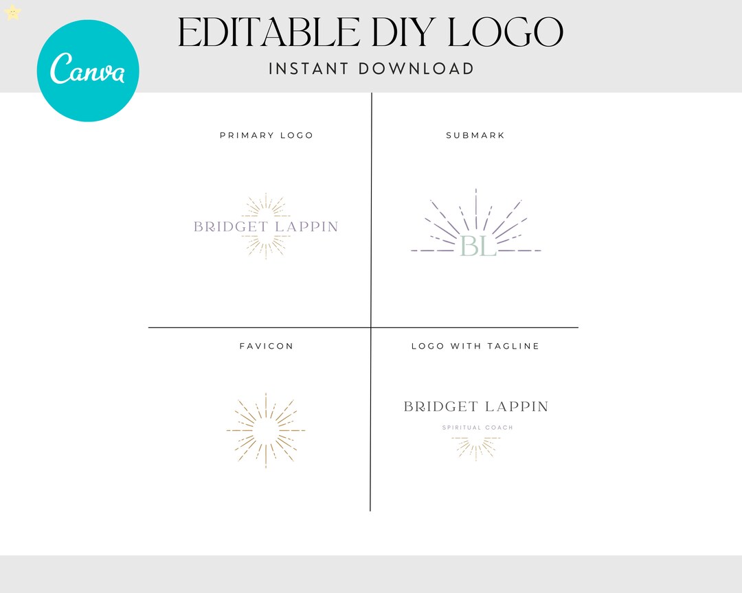 Spiritual Coach Logo Design, Customizable Logo Template, Business ...