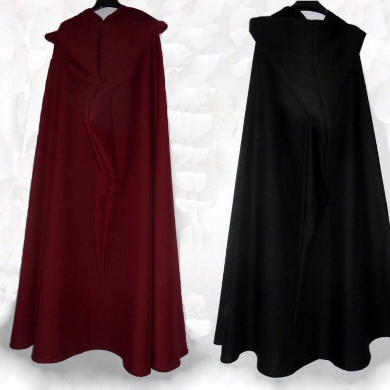 Red Hooded Cape - Etsy