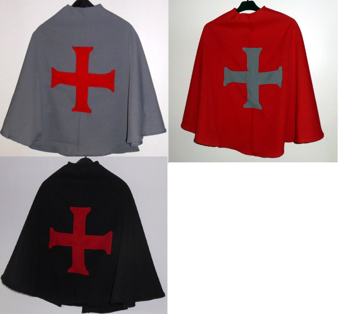 Knight's Cape Knight Cape Black, Cape, Carnival - Etsy
