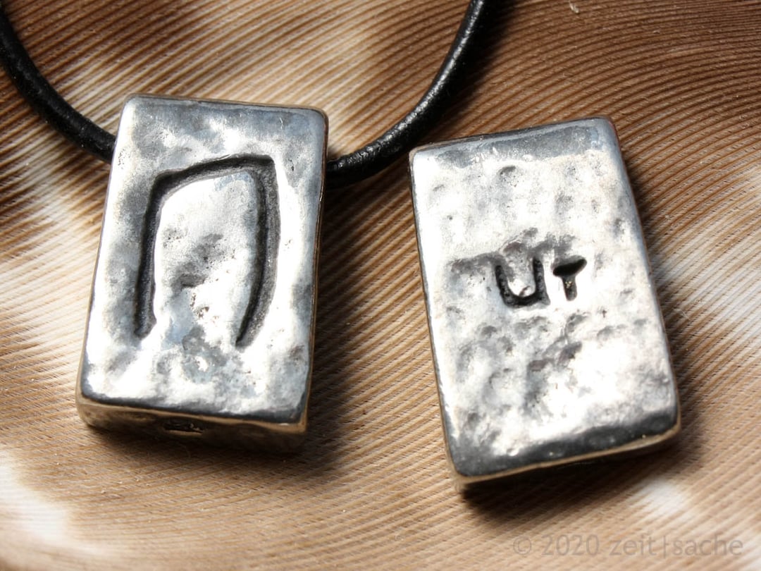Rune Pendant Uruz Germanic Rune Ur Nordic Mythology Letter U Aurochs ...