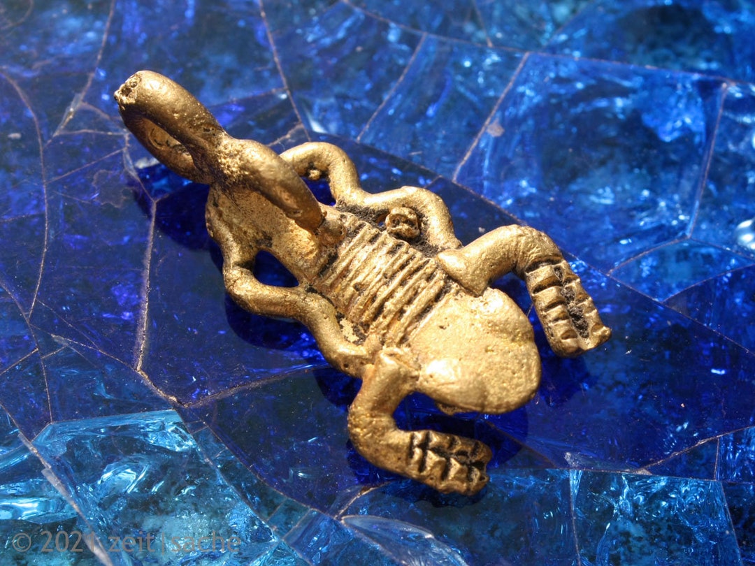 Pendant African Scorpion Symbol of Masculinity Tribal Art Brass ...