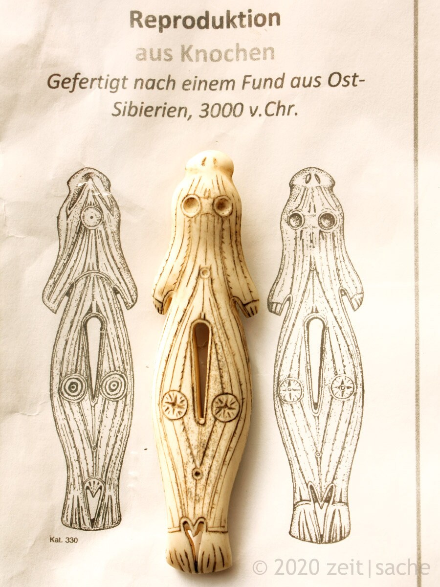 Inuit Pendant Seal of Bone Paleo-eskimo Replica Chukchi From - Etsy