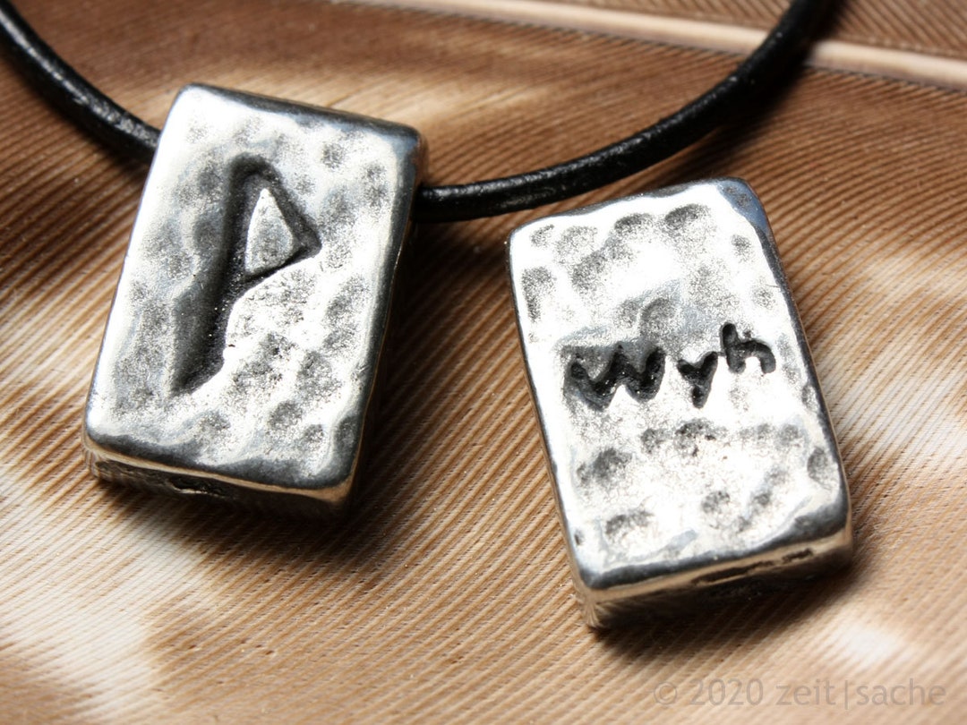 Rune Pendant Wunjo Viking Rune Wyn Nordic Mythology Goddess Freya ...