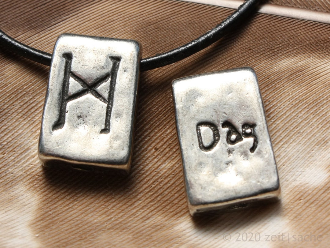 Rune Pendant Dagaz Germanic Rune Nordic Mythology Dag Letter D - Etsy
