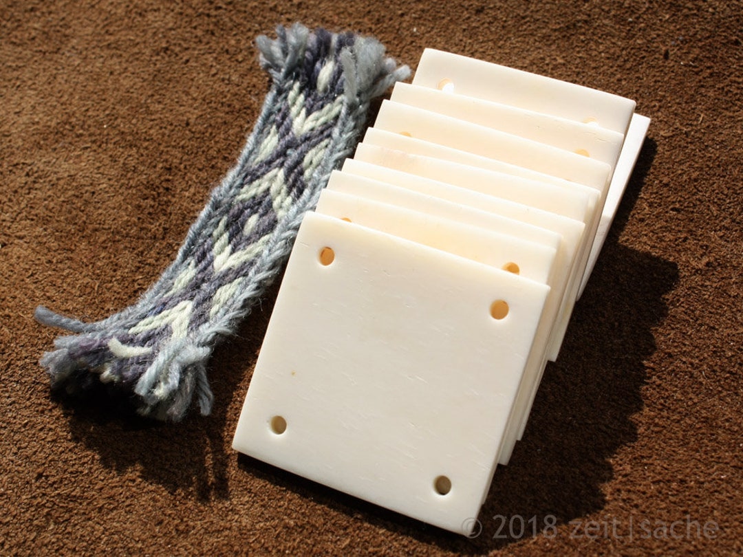 10 Weaving Boards for Board Weaving Made of Bone 35 Mm Medieval Viking ...