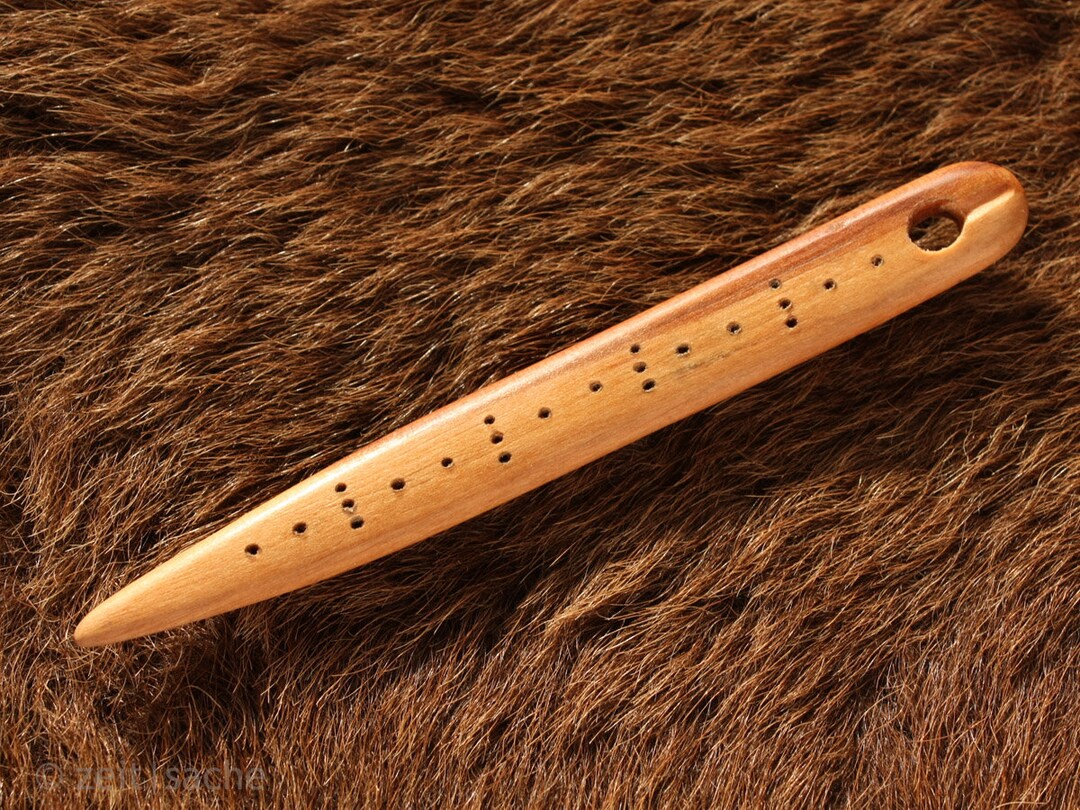 Needle Binding Needle Made of Mirabelle Wood, Slightly Curved ...