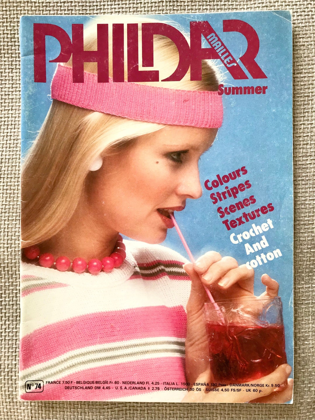 Phildar Crochet and Knitting Patterns Summer Magazine. - Etsy