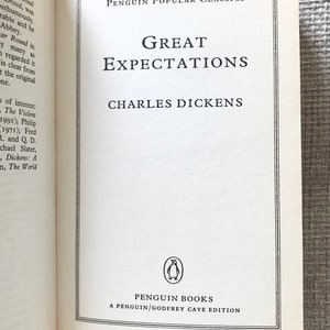 Great Expectations by Charles Dickens. Penguin Popular Classics Edition ...