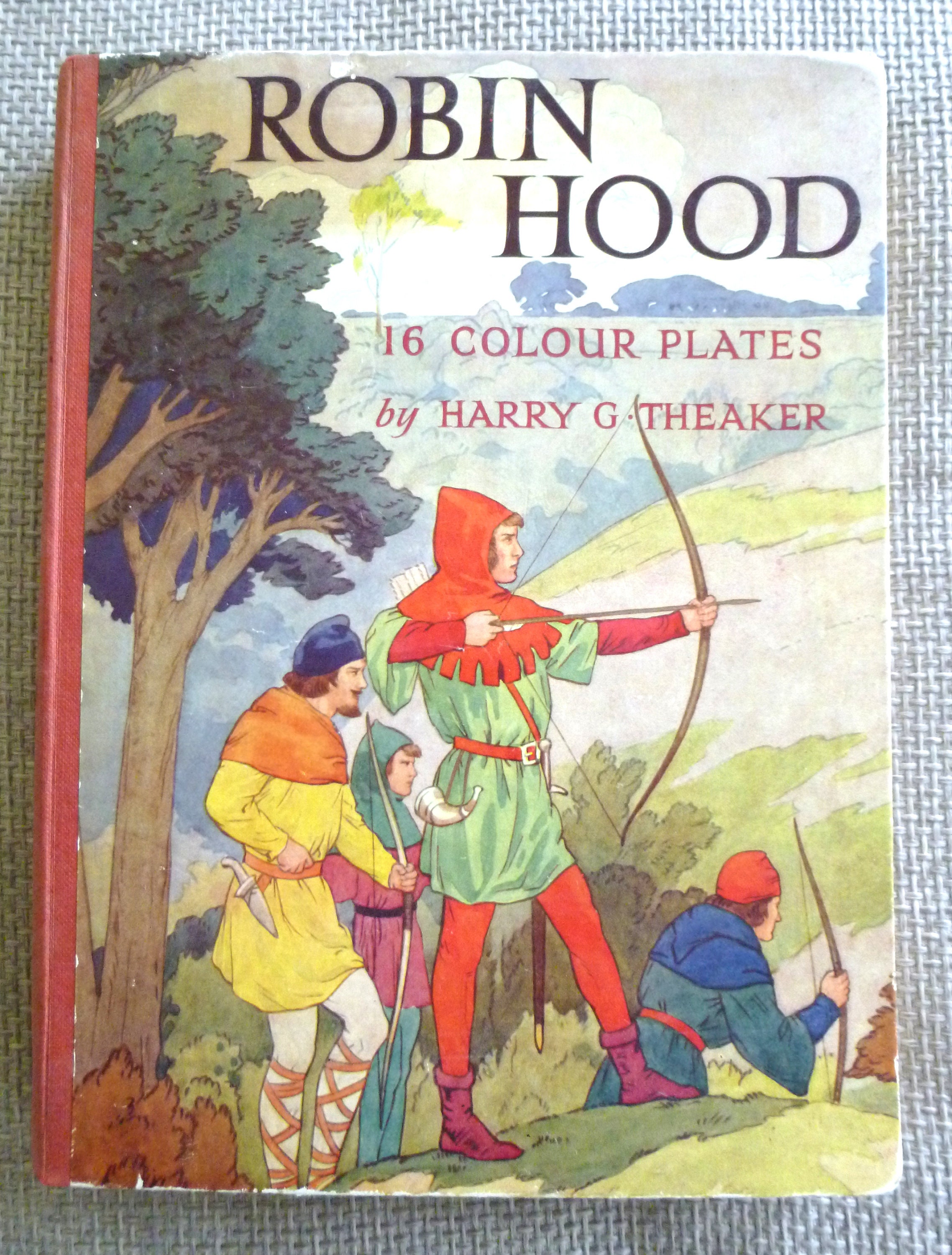 Robin Hood. Vintage Illustrated Hardback Book. - Etsy.de