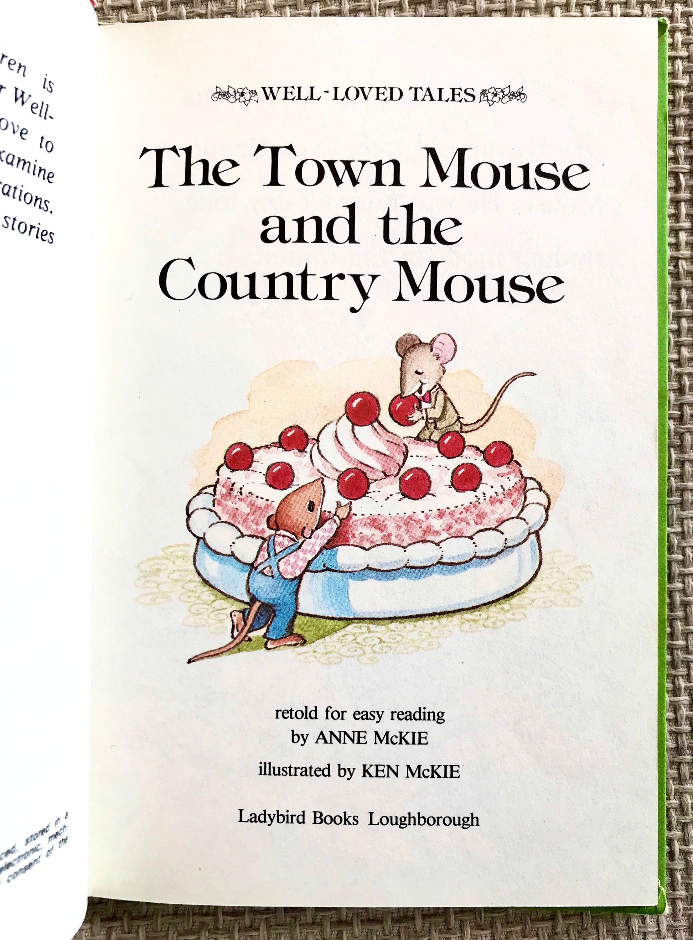The Town Mouse and the Country Mouse. Vintage Ladybird Book. - Etsy