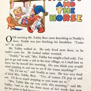 The New Big Noddy Book by Enid Blyton. Vintage Book. - Etsy