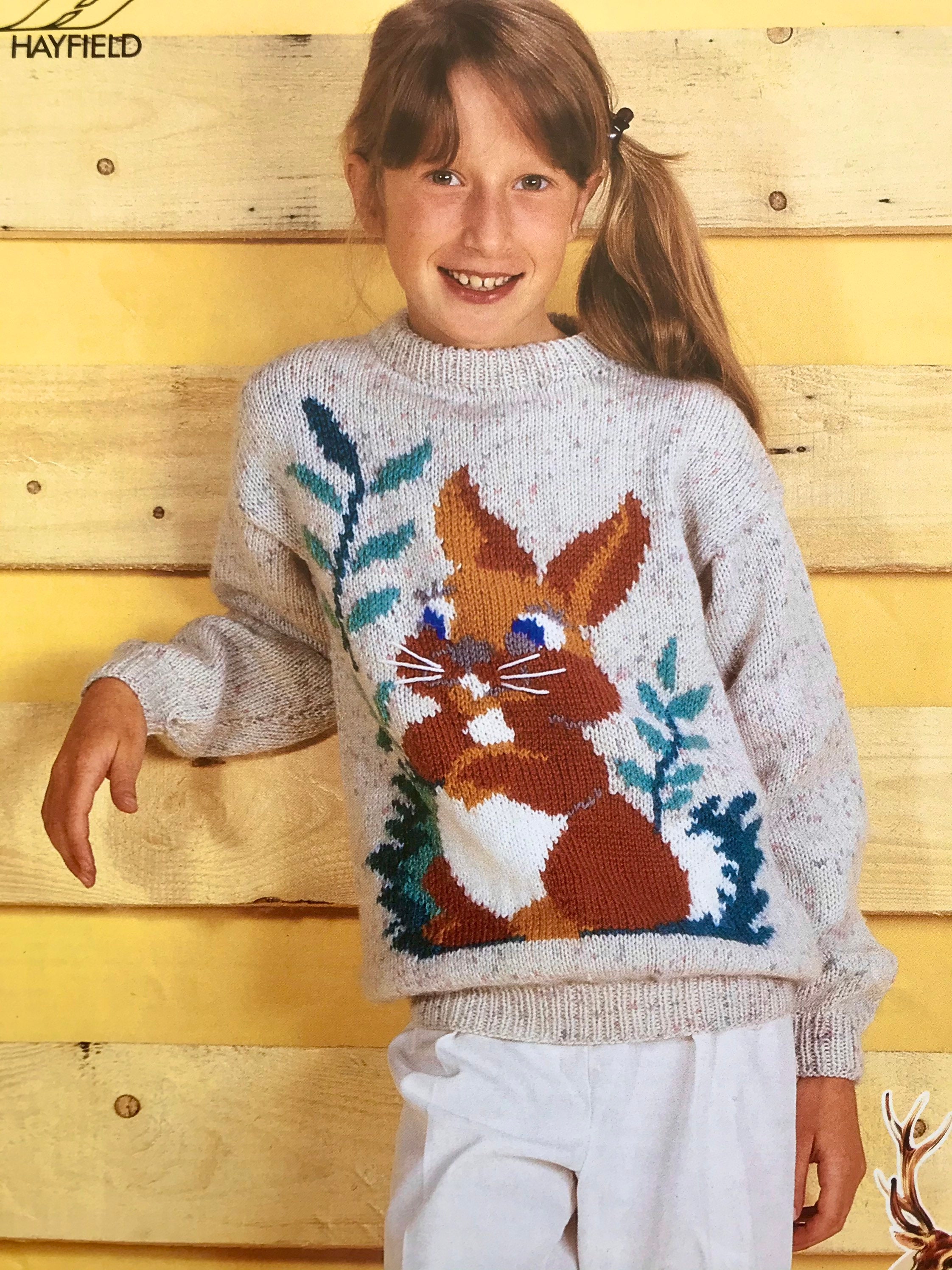 3 X Children’s Jumper Knitting Patterns. Sirdar 4590, Hayfield 2436 ...