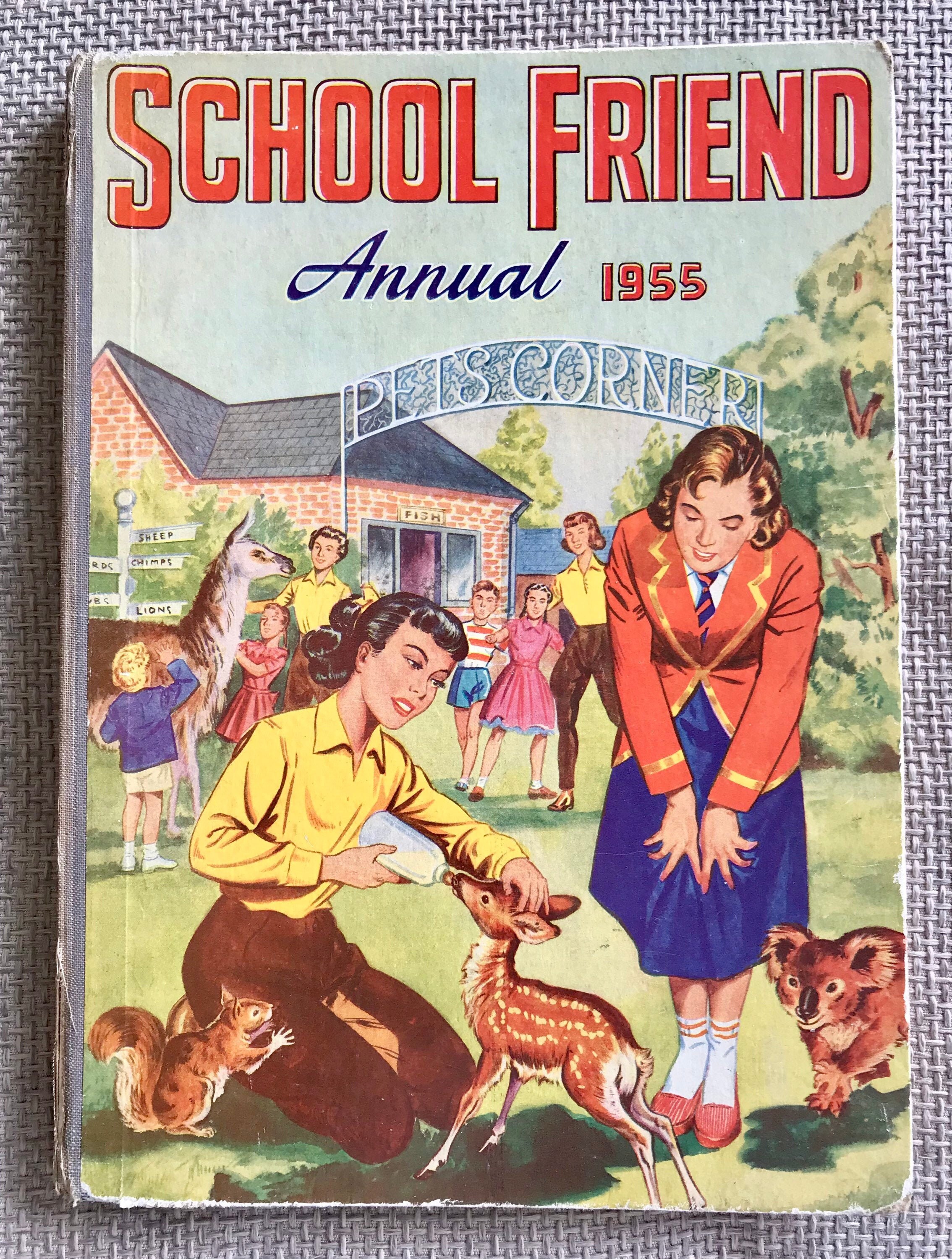 Vintage School Friend Annual 1955. | Etsy