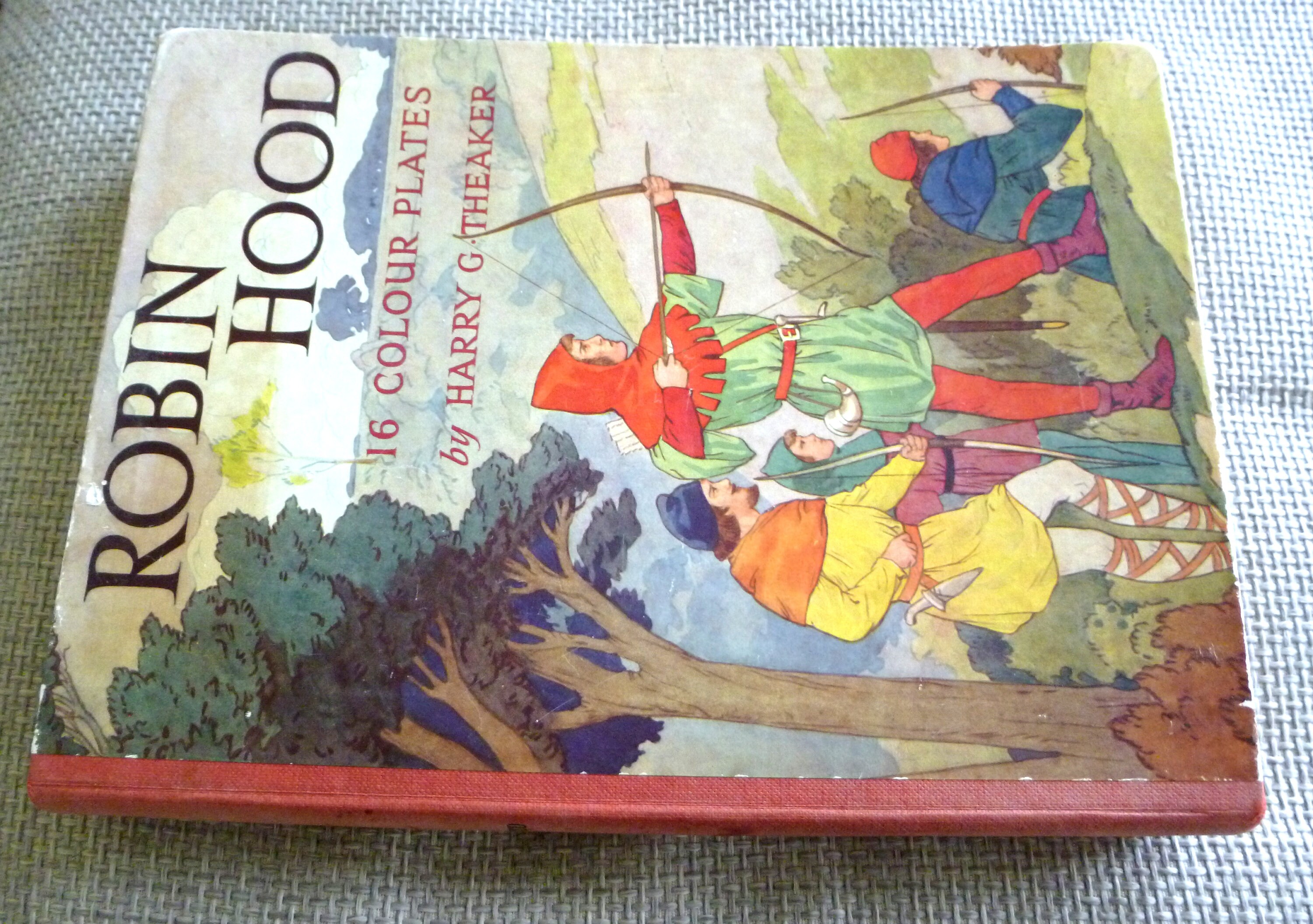 Robin Hood. Vintage Illustrated Hardback Book. - Etsy.de