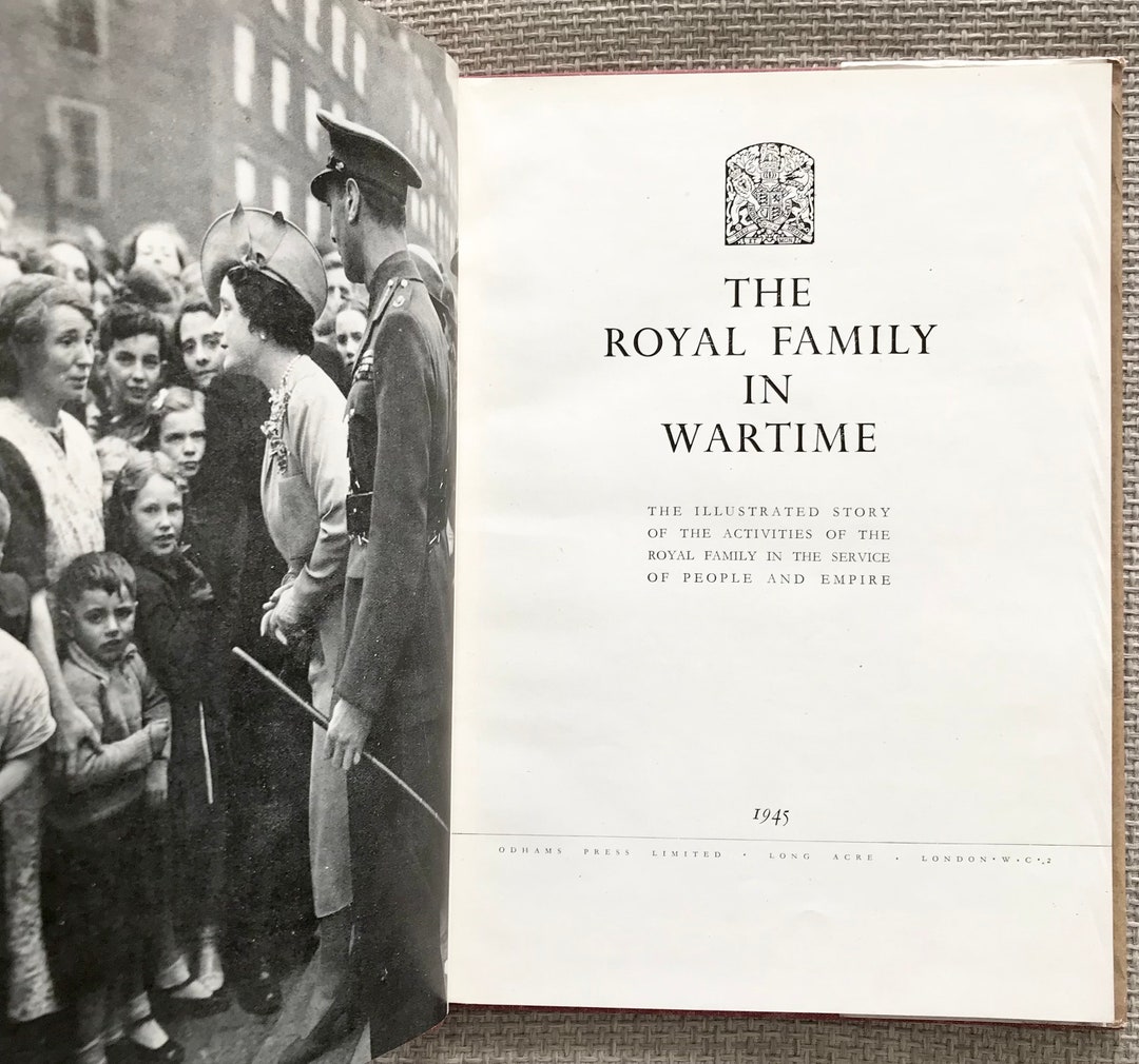 The Royal Family in Wartime. 1945 Vintage Book. - Etsy UK