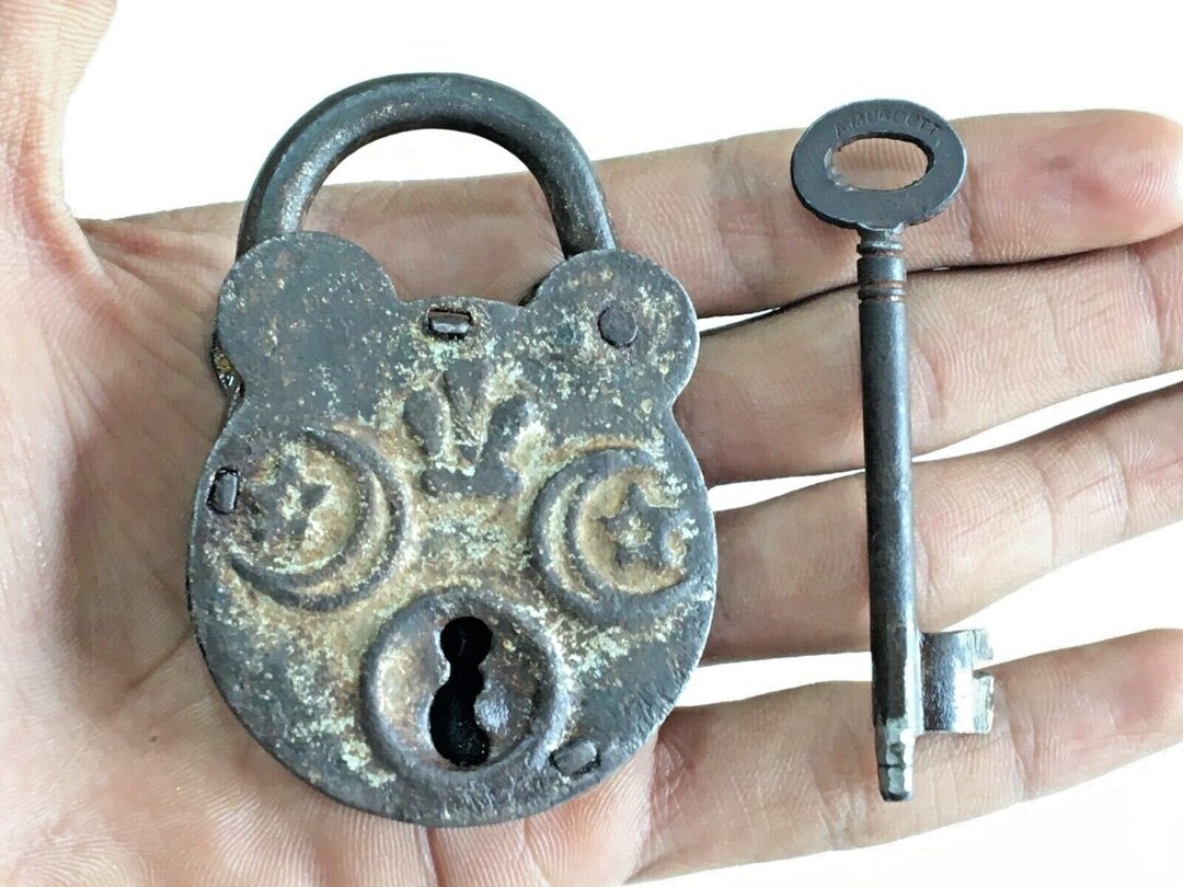 Vintage Old Very Rare Islamic & Hindu God Ganesha Embossed Mark Iron ...