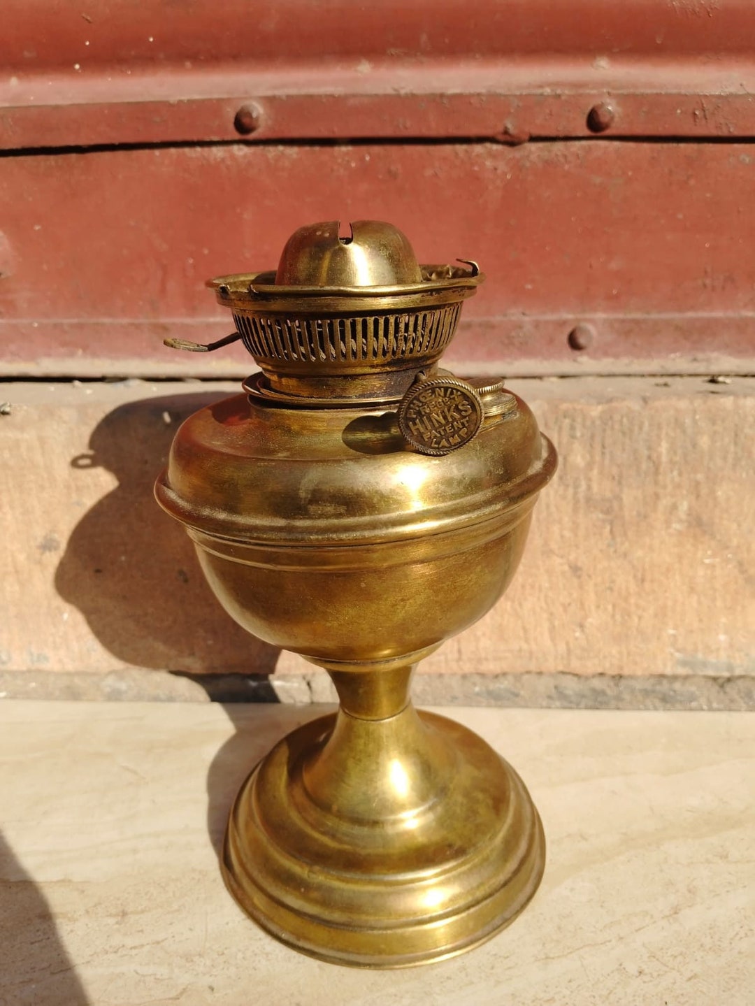 Vintage Old Rare Phoenix Regd. HINKS & SONS Patent BHAM Kerosene Lamp ...
