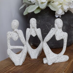 Concrete Body Sculptures | Concrete Thinker Statues | Shelf Decor ...