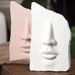 Handmade Concrete Face Sculpture: Minimalist Arty Home Decor - Etsy
