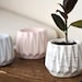 Concrete Planter | Indoor Planter | Plant Pot | Faceted Pot - Etsy