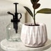 Concrete Planter | Indoor Planter | Plant Pot | Faceted Pot - Etsy