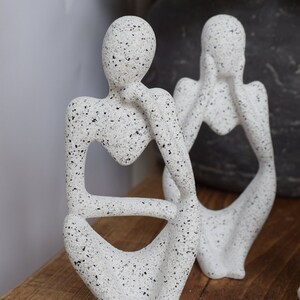 Concrete Body Sculptures | Concrete Thinker Statues | Shelf Decor ...