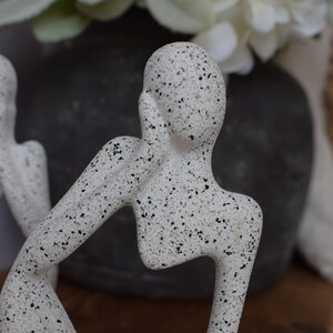 Concrete Body Sculptures | Concrete Thinker Statues | Shelf Decor ...