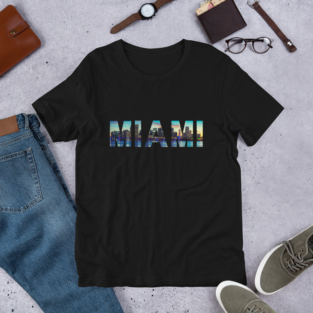 Miami Short-sleeve Unisex T-shirt | Men | Women | Miami Beach | Coastal ...