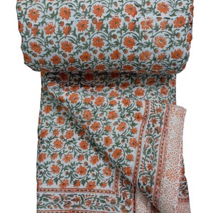 Hand Block Print Very Soft Quilt Kantha Cotton Quilt, Chick SOFT QUILT ...
