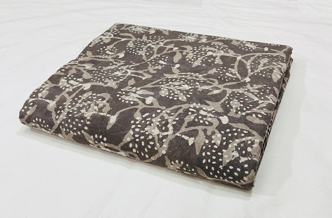 Kanthan Hand Block Print Fabric, Block Print Indian 100% Cotton Cloth ...