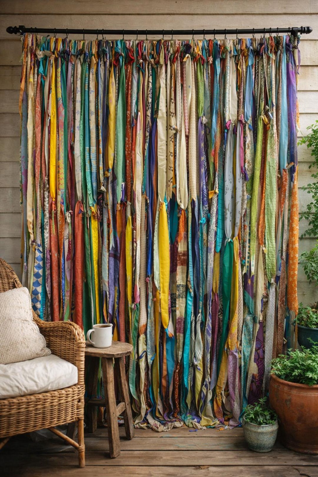 Indian Vintage Old Silk Sari Fabric Made Multi Color Silk Ribbon ...
