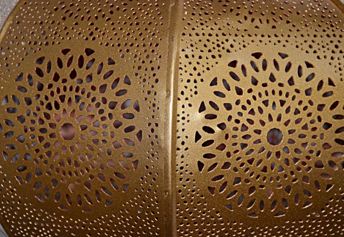 Indian Pendant Lighting Hanging Ceiling Metal Decor Moroccan - Etsy