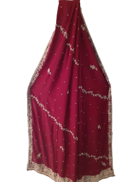 Vintage Indian Traditional Hijab Dupatta Ethnic Stole Wrap | Etsy