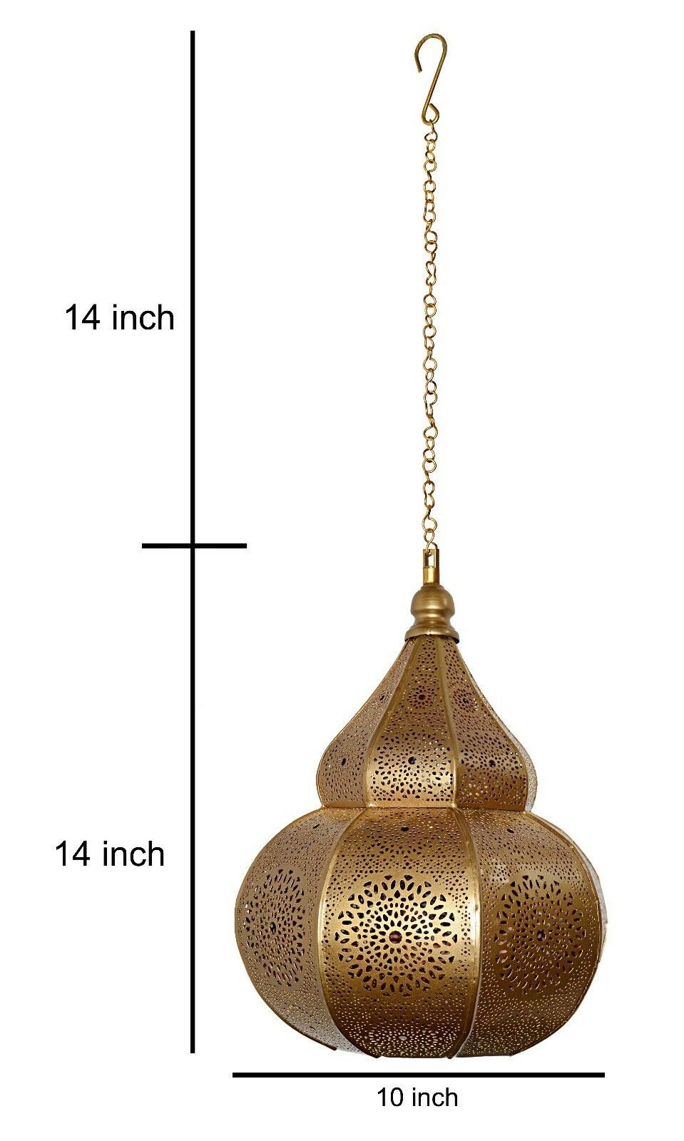 Indian Pendant Lighting Hanging Ceiling Metal Decor Moroccan - Etsy