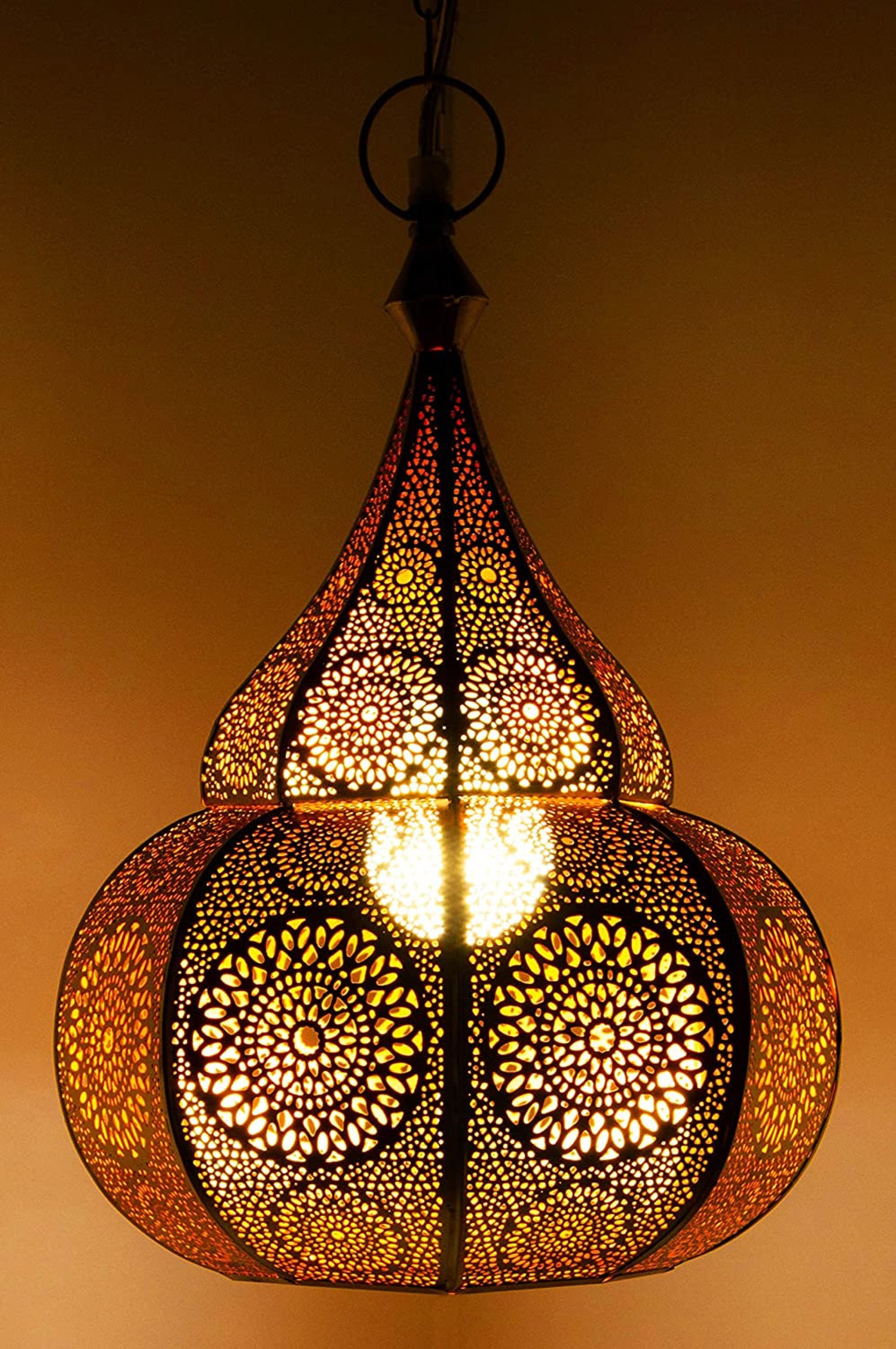 Indian Pendant Lighting Hanging Ceiling Metal Decor Moroccan - Etsy