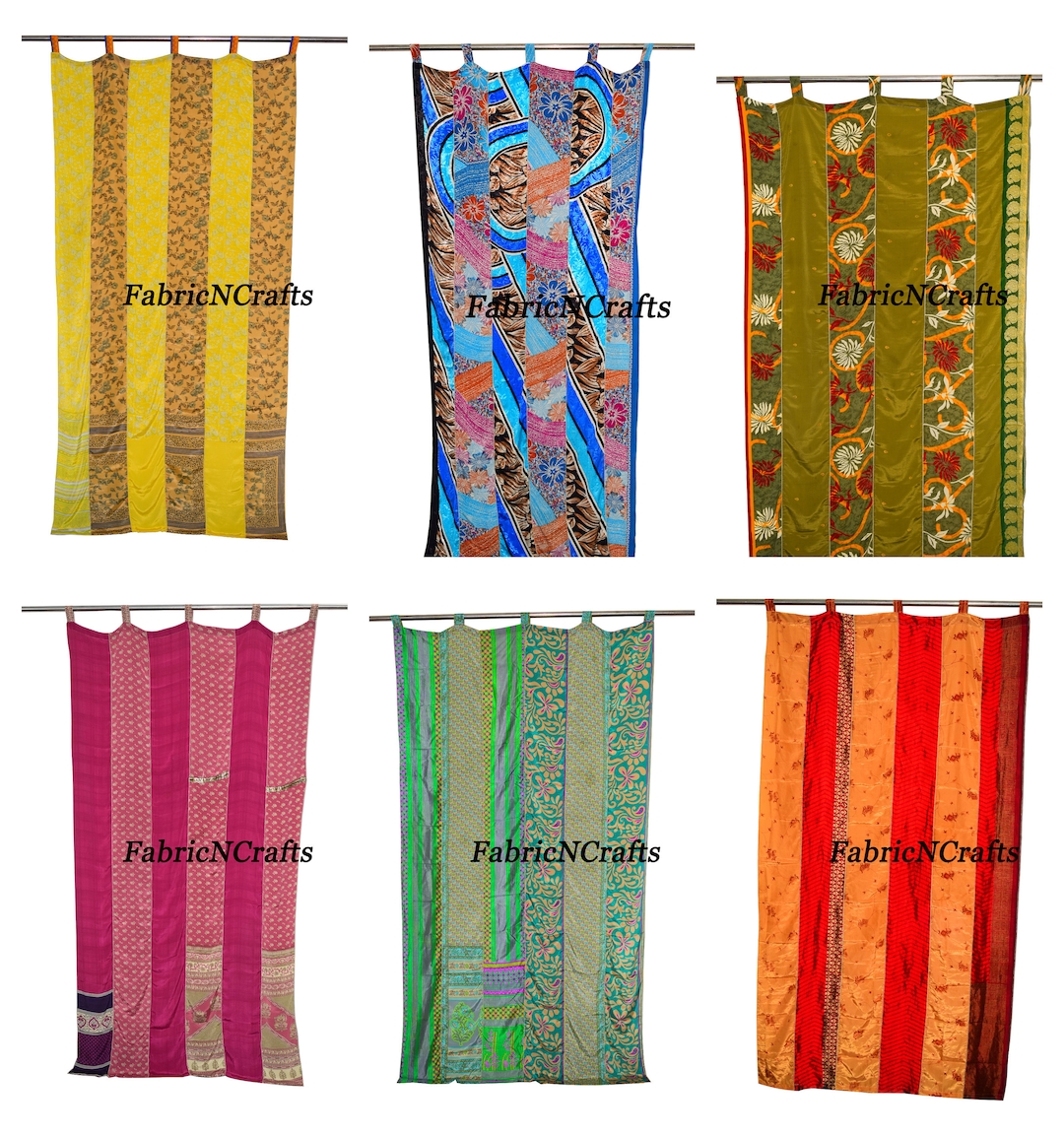 10 Pcs Indian Vintage Old Silk Sari Fabric Made Multi Color - Etsy