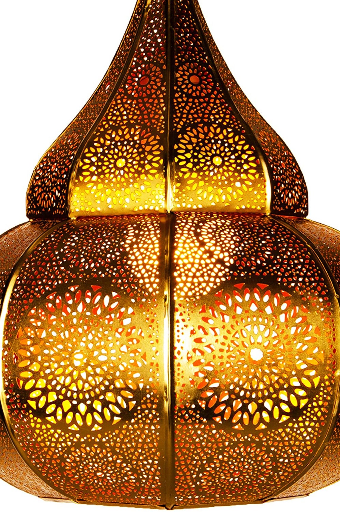 Indian Pendant Lighting Hanging Ceiling Metal Decor Moroccan - Etsy