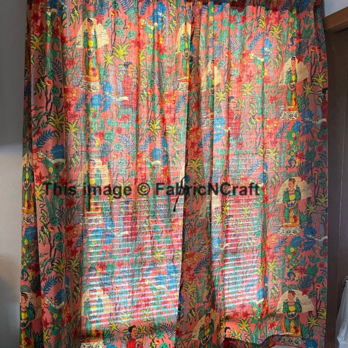 Frida Boho Curtains Eclectic Curtains Frida Curtains Boho - Etsy