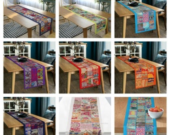 Multi Color Table Runner - Etsy