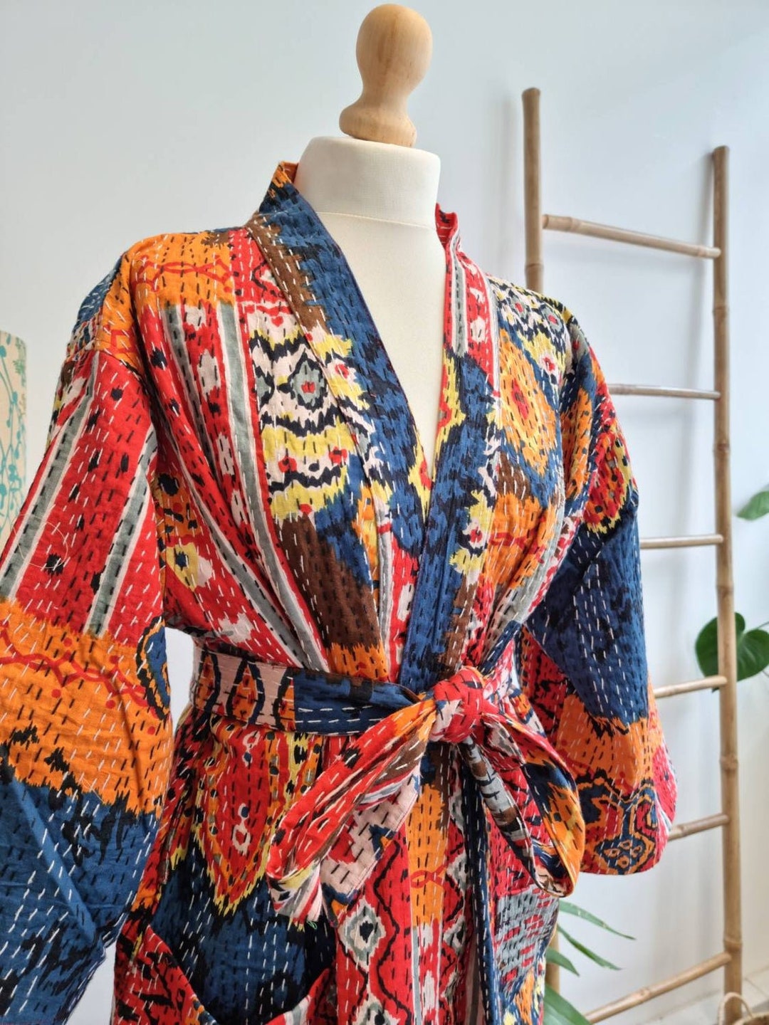 Robes Lover Woman Patchwork Jacket Kimono Robe Gift for Her - Etsy