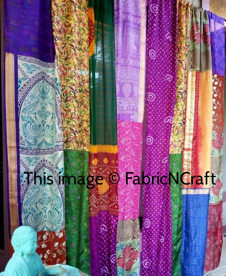 20 Pcs of Indian Vintage Old Silk Sari Multi Color Handmade - Etsy