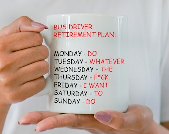 Bus Driver Retirement | Etsy