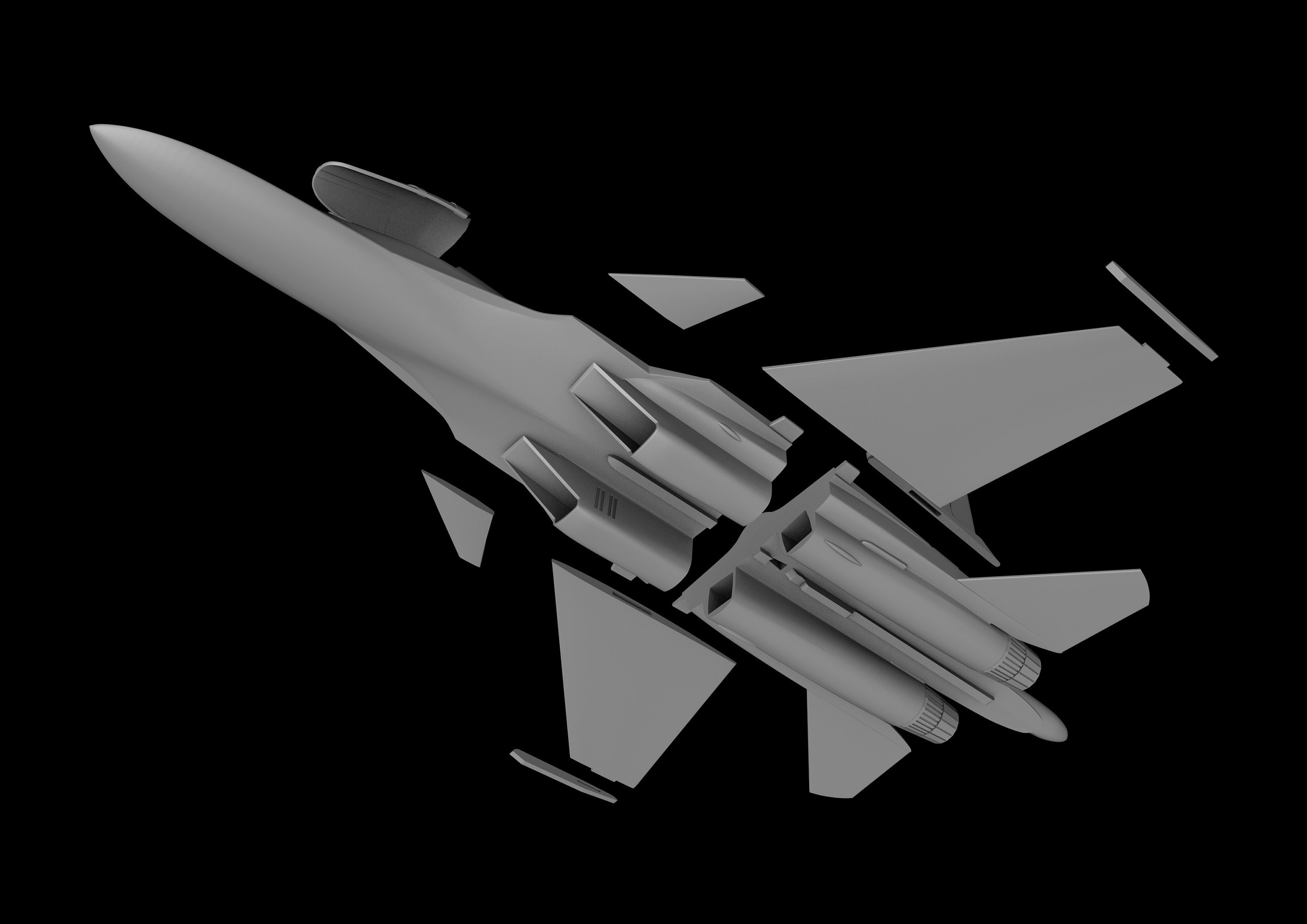 SU-34 Scale 1:72 Printable Files - Etsy
